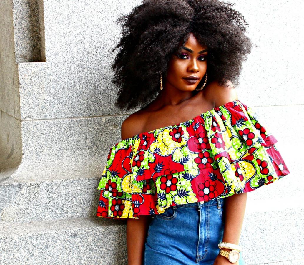 My Fave: The Off-Shoulder Look - African Prints in Fashion